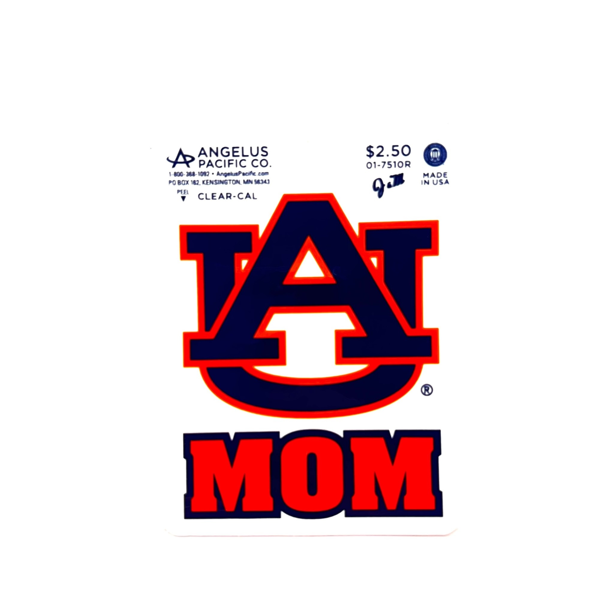 AU Mom Decal - J&M Bookstore Downtown