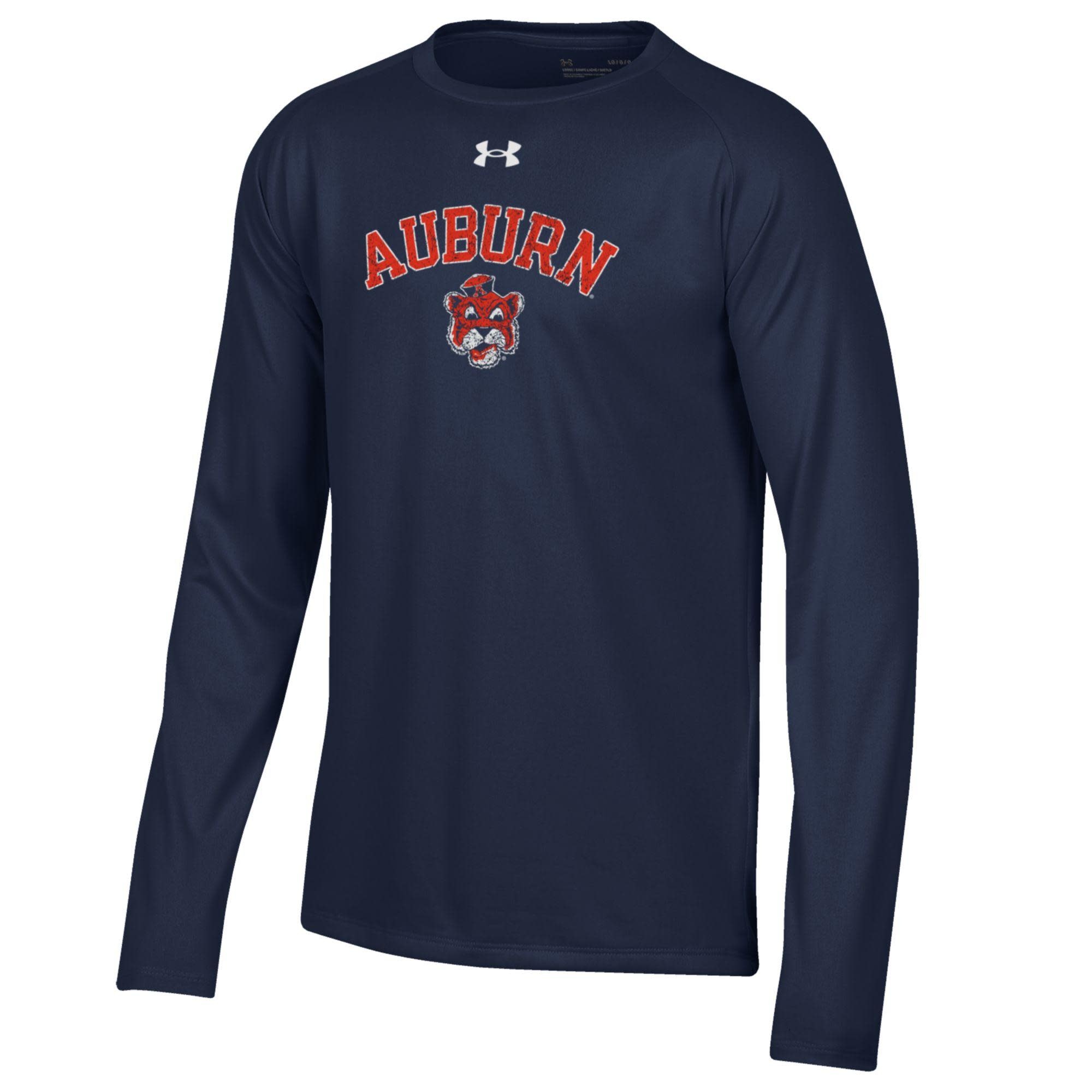 Under Armour Distressed Arch Auburn Aubie Long Sleeve Youth T-Shirt - J ...