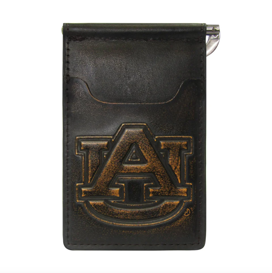 Zep Pro Burnished Antique Brown Clip Wallet - J&M Bookstore Downtown