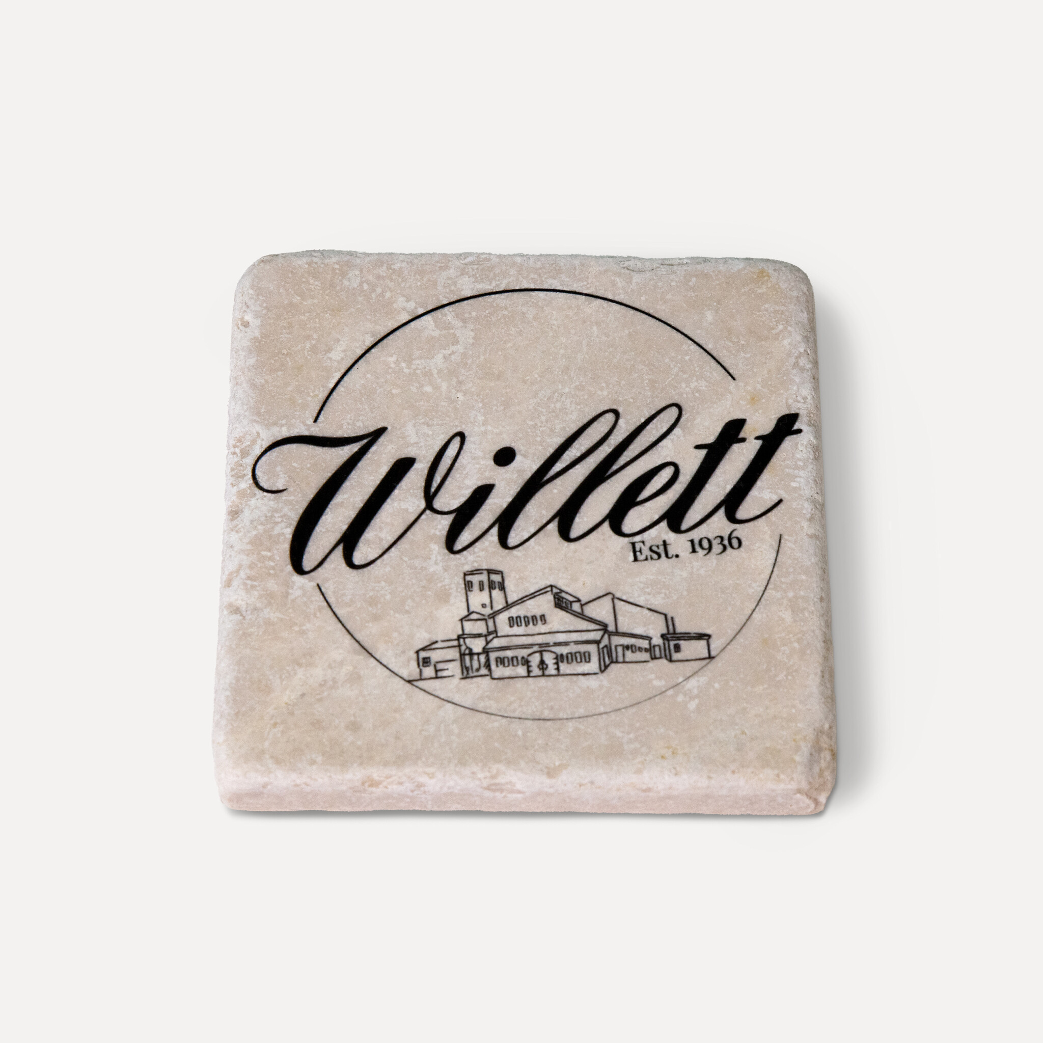 Distillery Sketch Marble Coaster - Willett Distillery