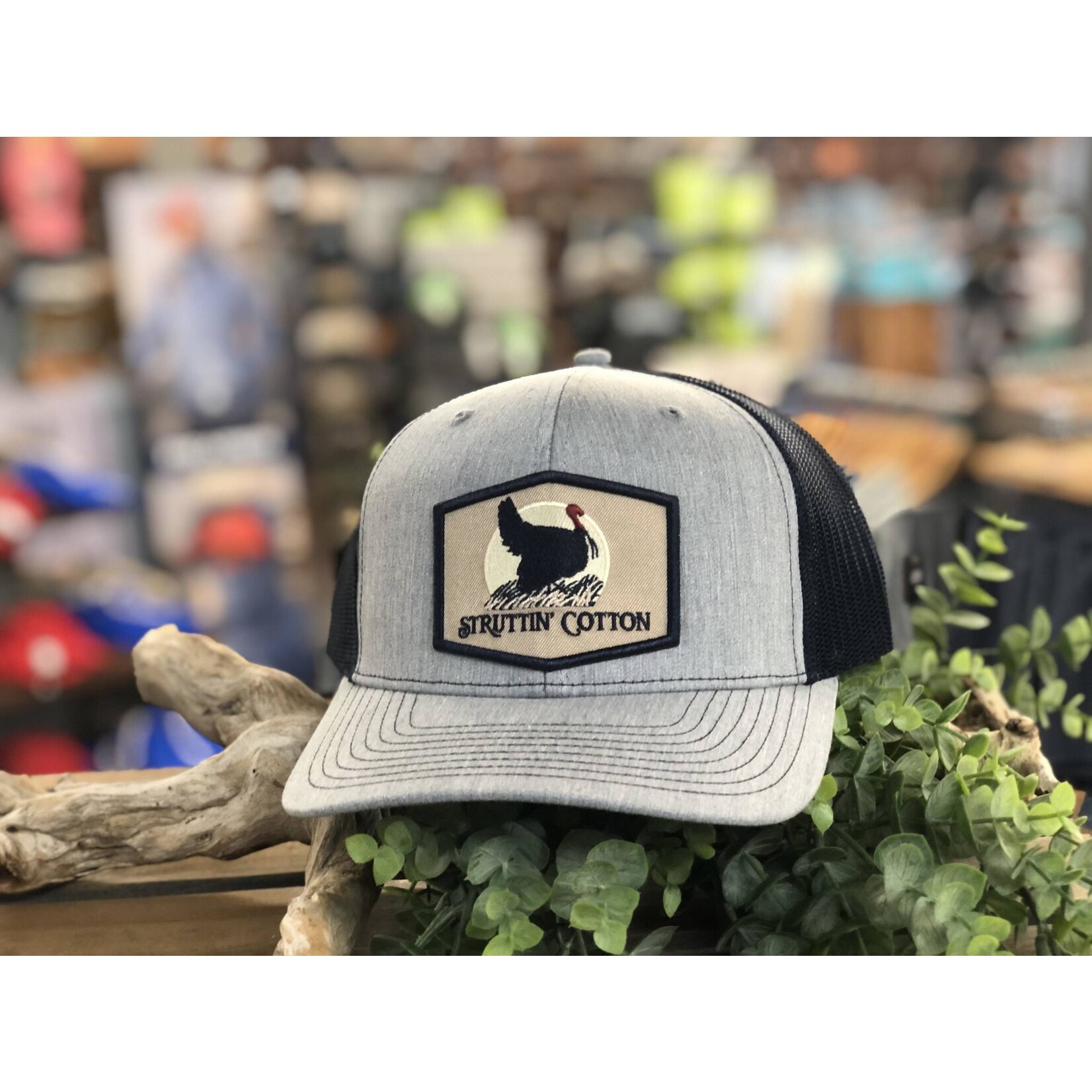 Struttin' Cotton Turkey Sunrise Patch Snapback Hat - EZN Outfitters