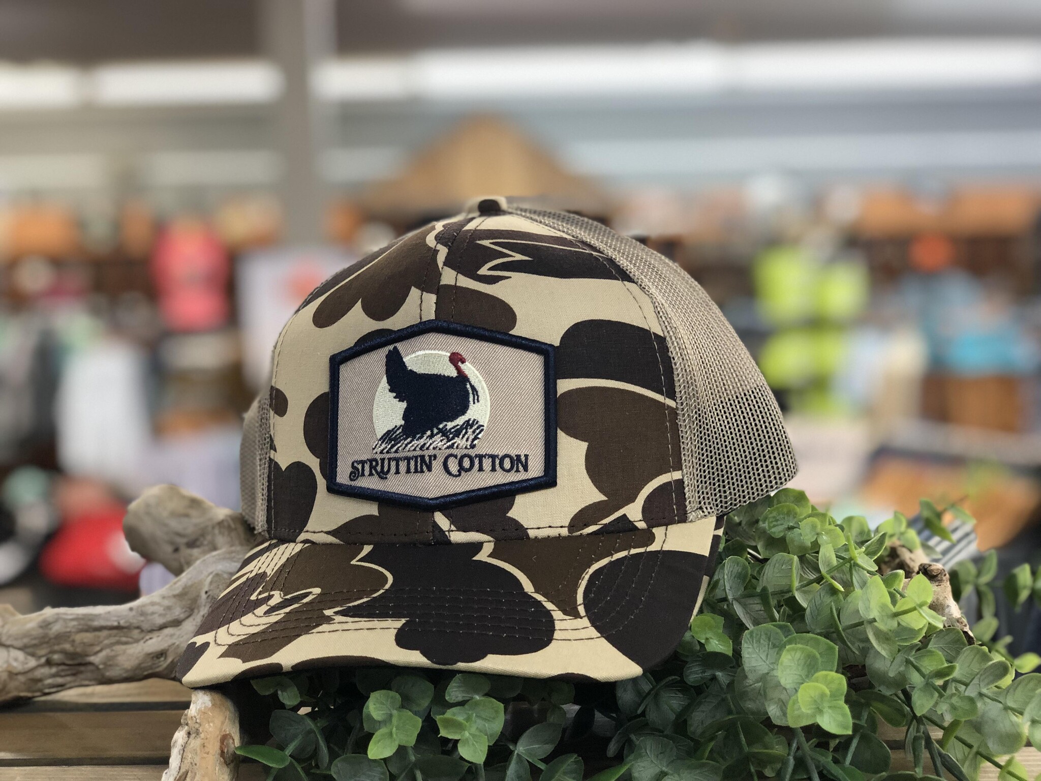 Struttin' Cotton Turkey Sunrise Patch Snapback Hat - EZN Outfitters