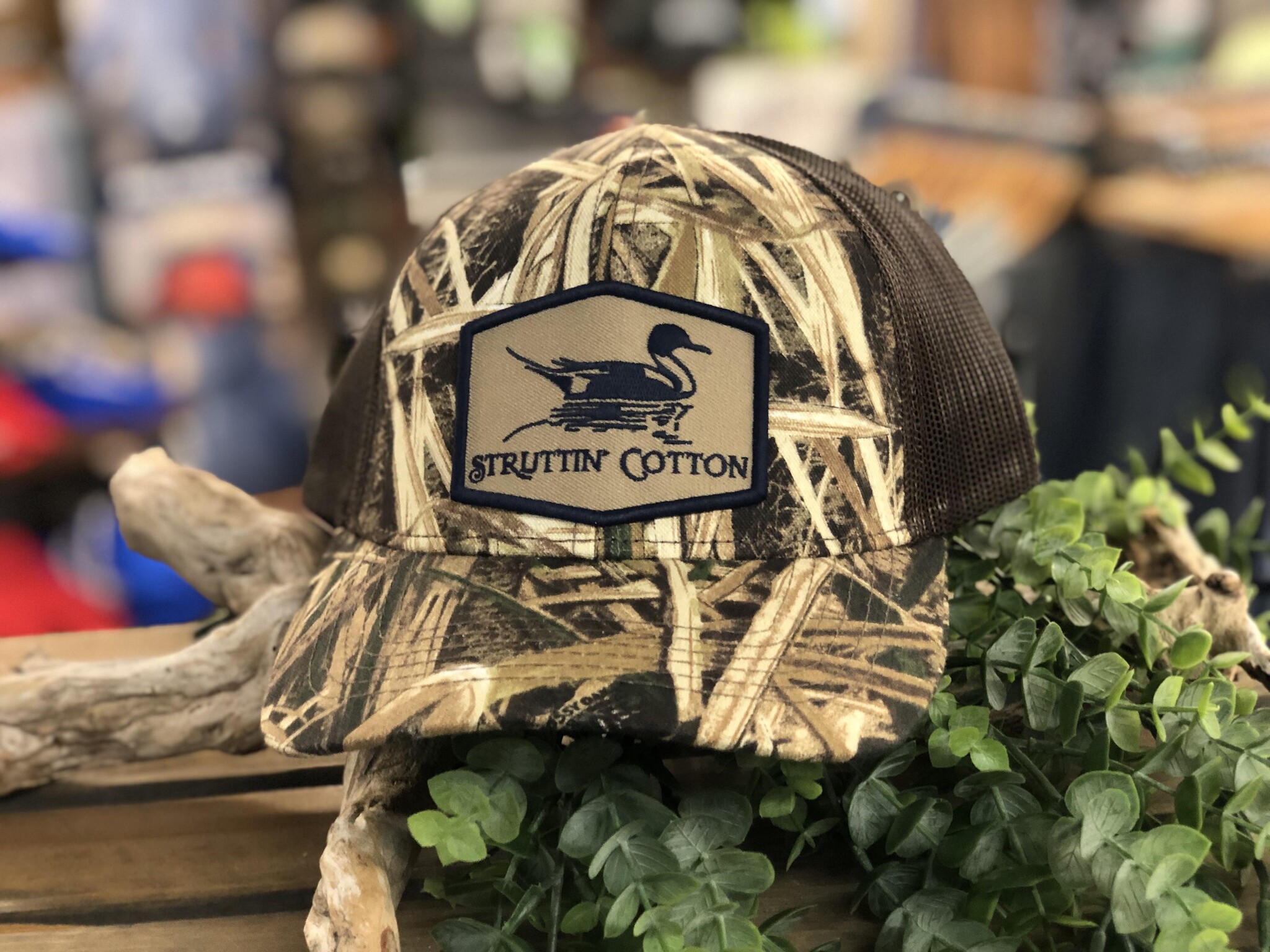 Struttin' Cotton Pintail Patch Trucker Snapback Hat - EZN Outfitters