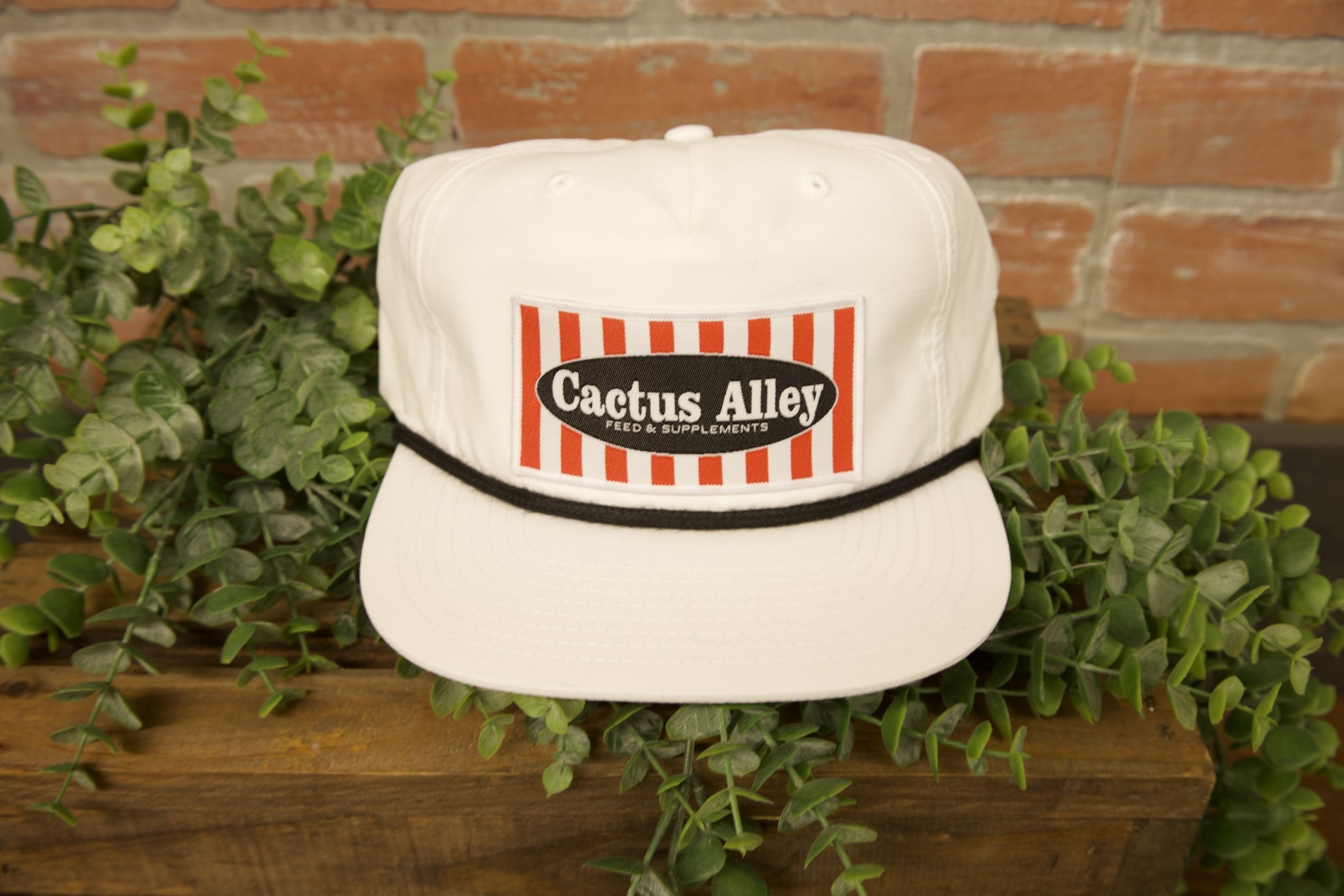 Cactus Alley Feed-Sack Patch Rope Snapback Hat - EZN Outfitters