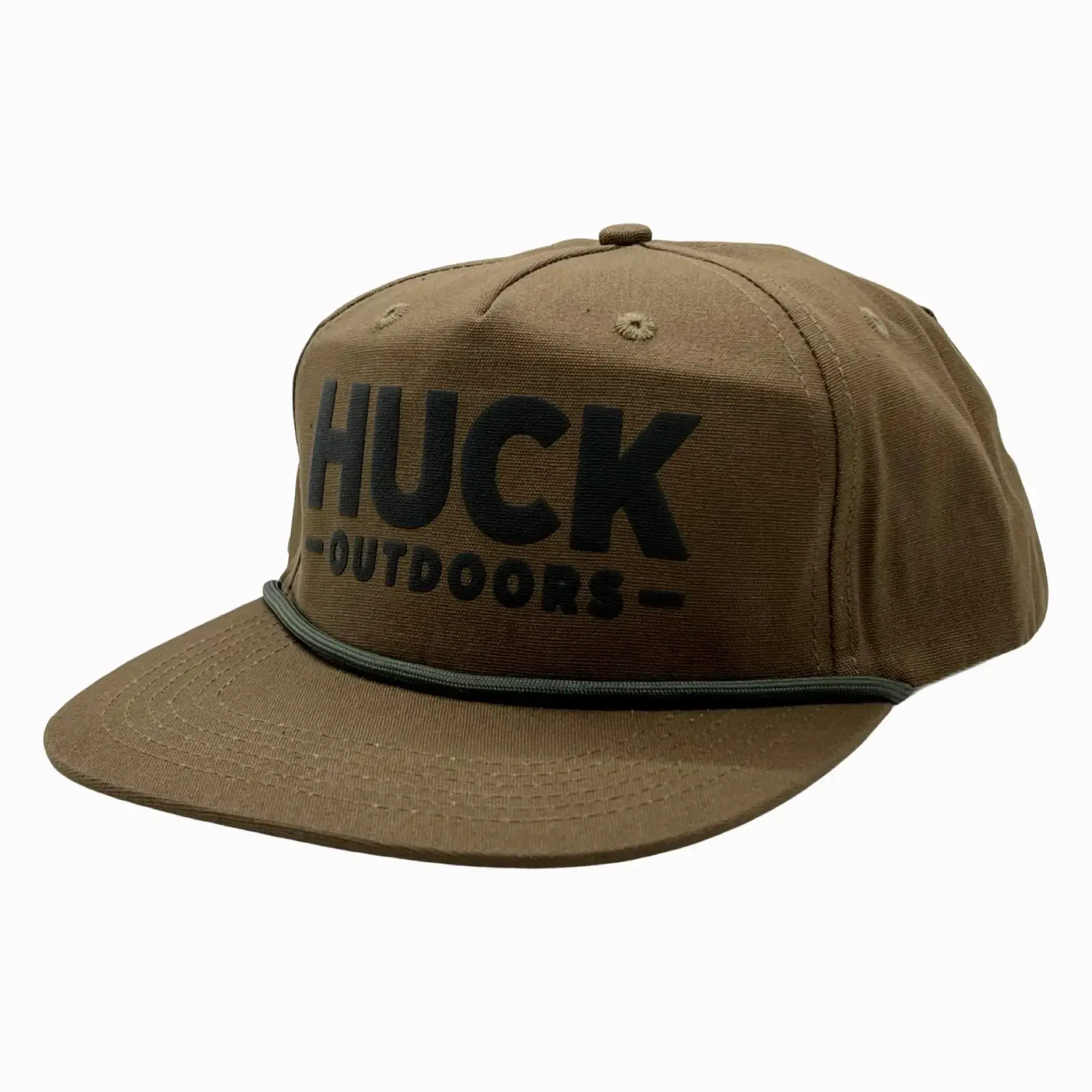 Huck Outdoors Huck Logo Rope Snapback Hat - EZN Storage