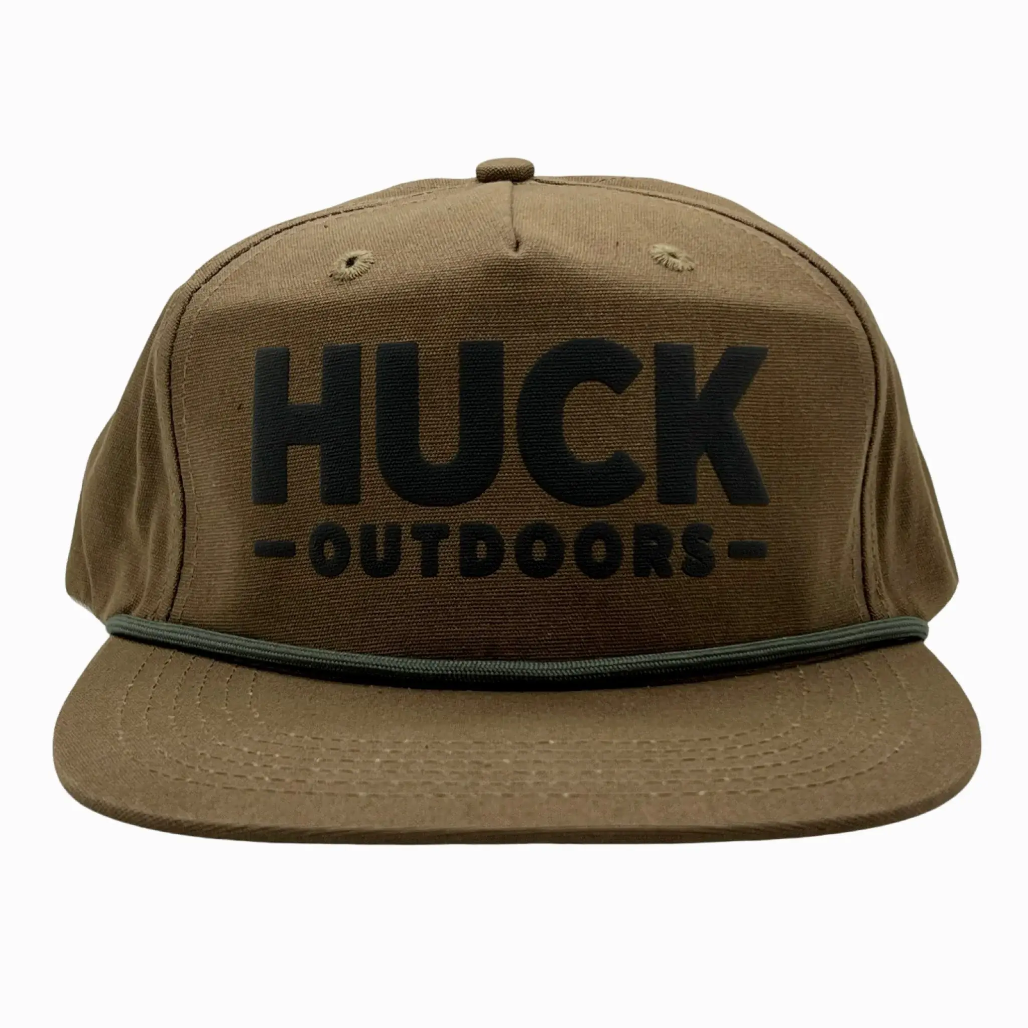 Huck Outdoors Huck Logo Rope Snapback Hat - EZN Storage