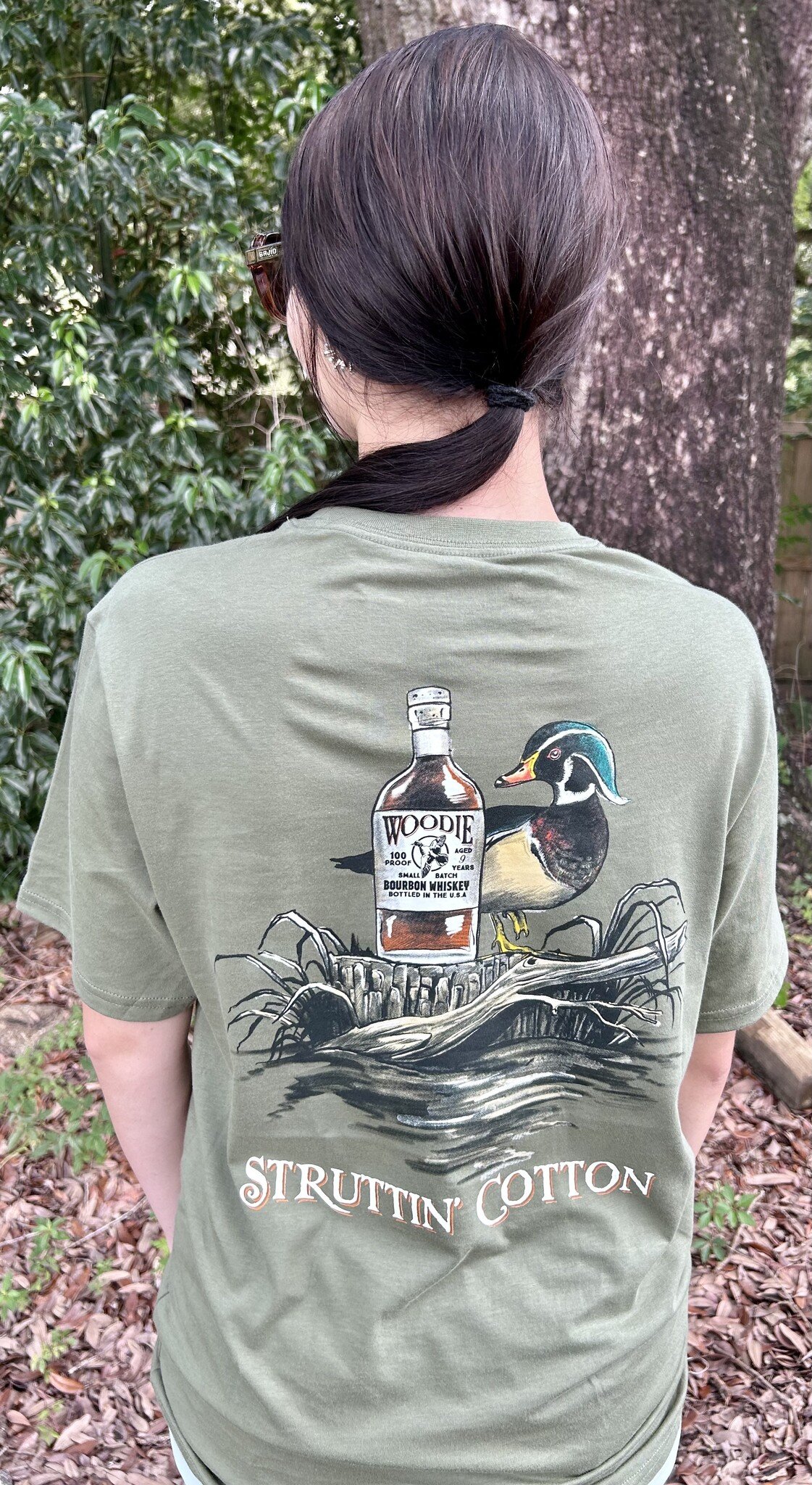Struttin' Cotton Wood Duck Whiskey S/S TEE Shirt - EZN Outfitters