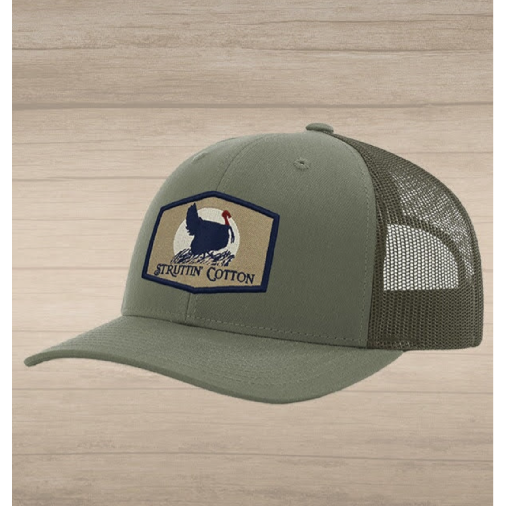 Struttin' Cotton Turkey Sunrise Patch Snapback Hat - EZN Outfitters