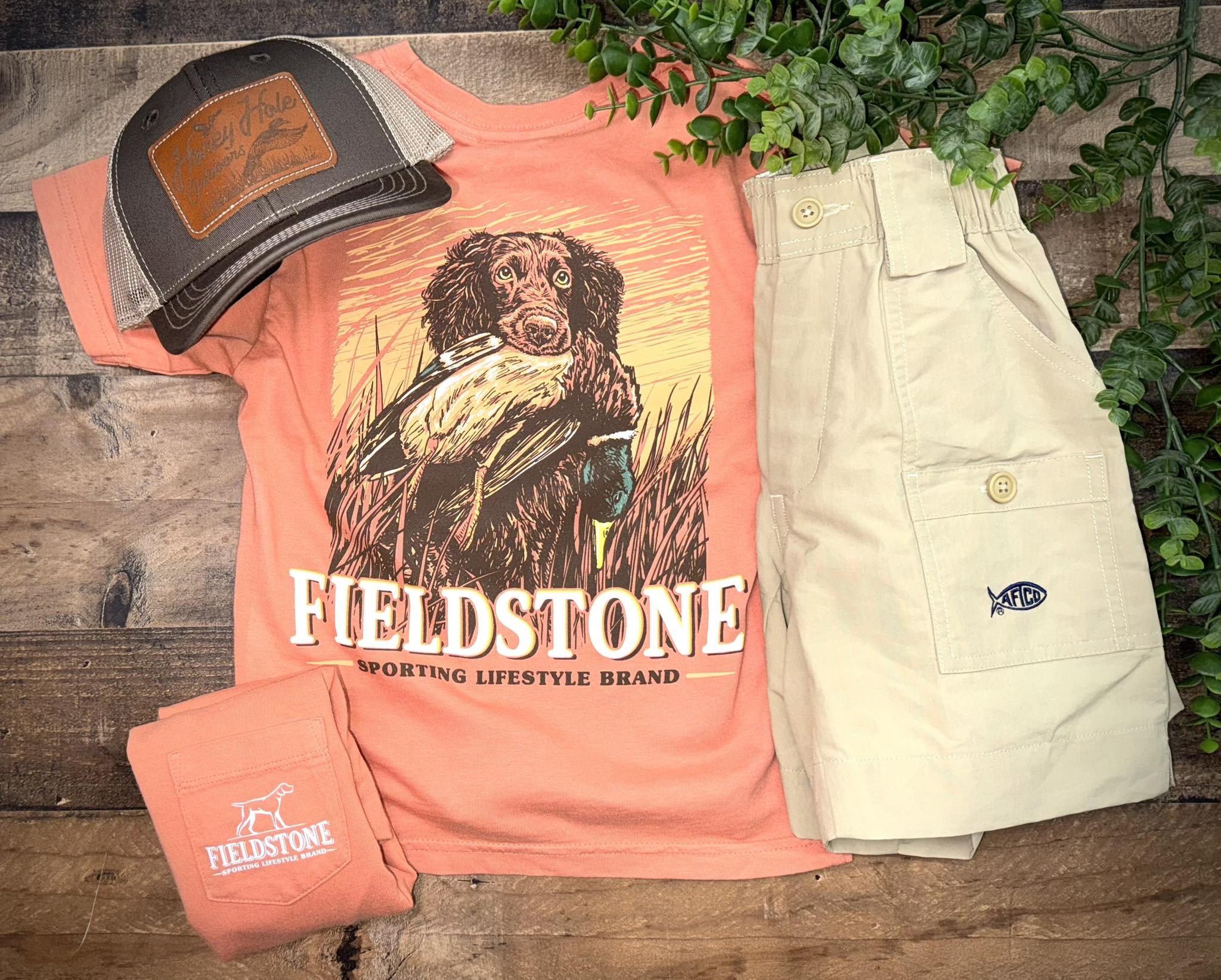 Fieldstone Outdoors Youth Fetch Em' Up S/S TEE Shirt - EZN Outfitters