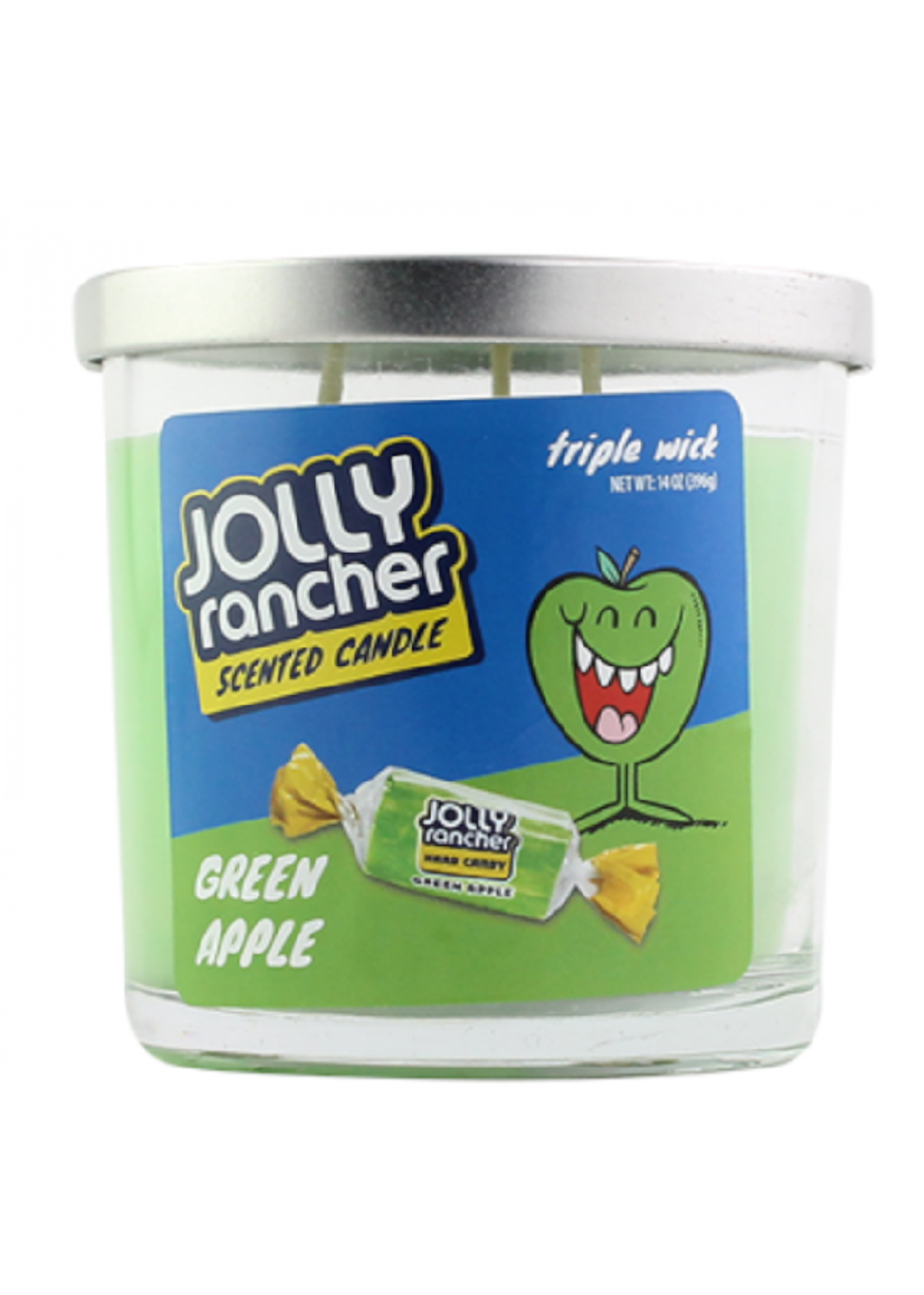 Jolly rancher green apple scented candle 14oz - The High Club