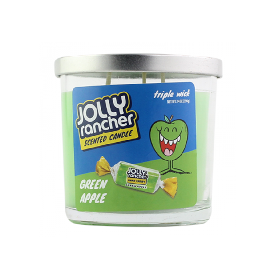 Jolly rancher green apple scented candle 14oz - The High Club