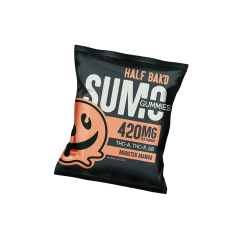 Sumo sumo gummies thc-a/thc-p/d9 monster mango 420mg - The High Club