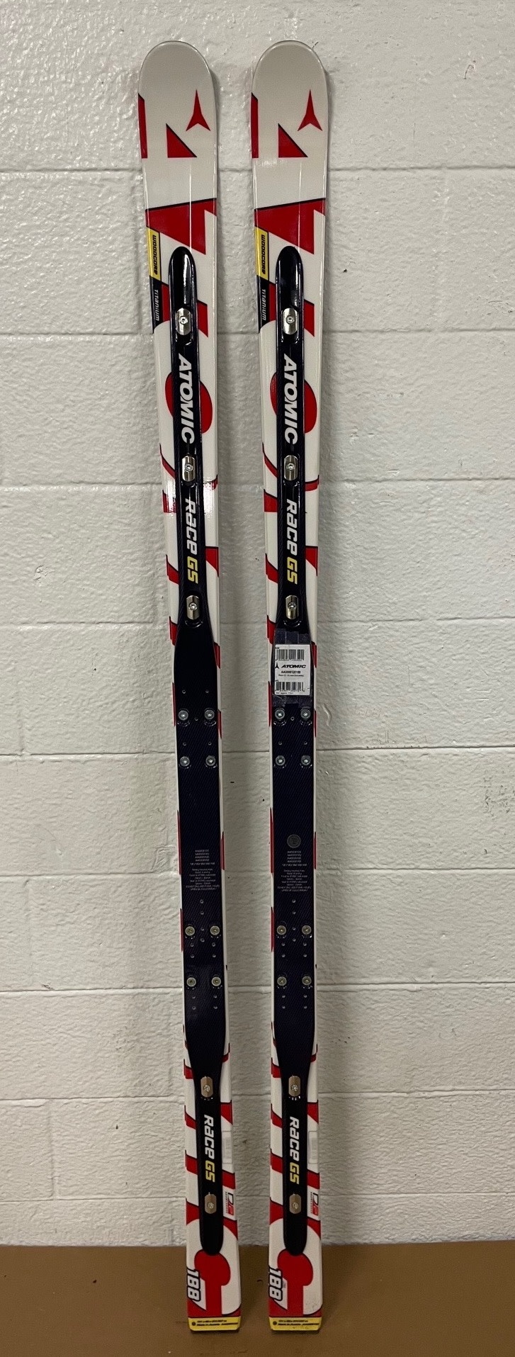 ATOMIC SKIS RACE GS DOUBLEDECK D2 TI R27M 188CM AA0009120 NEW ...