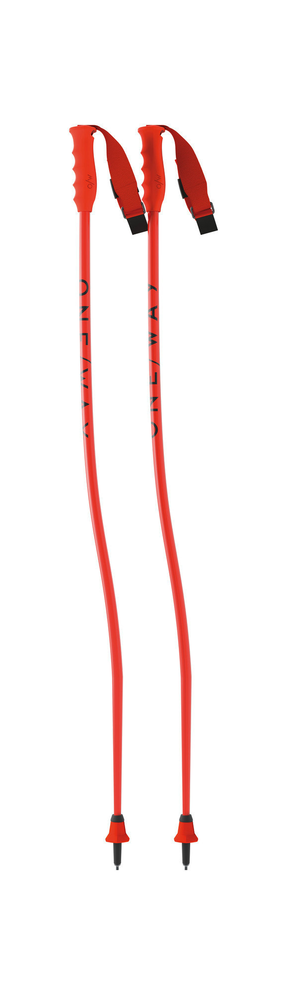 ONE-WAY SKI POLES RD GS JUNIOR FLAME - Foothills Ski Life