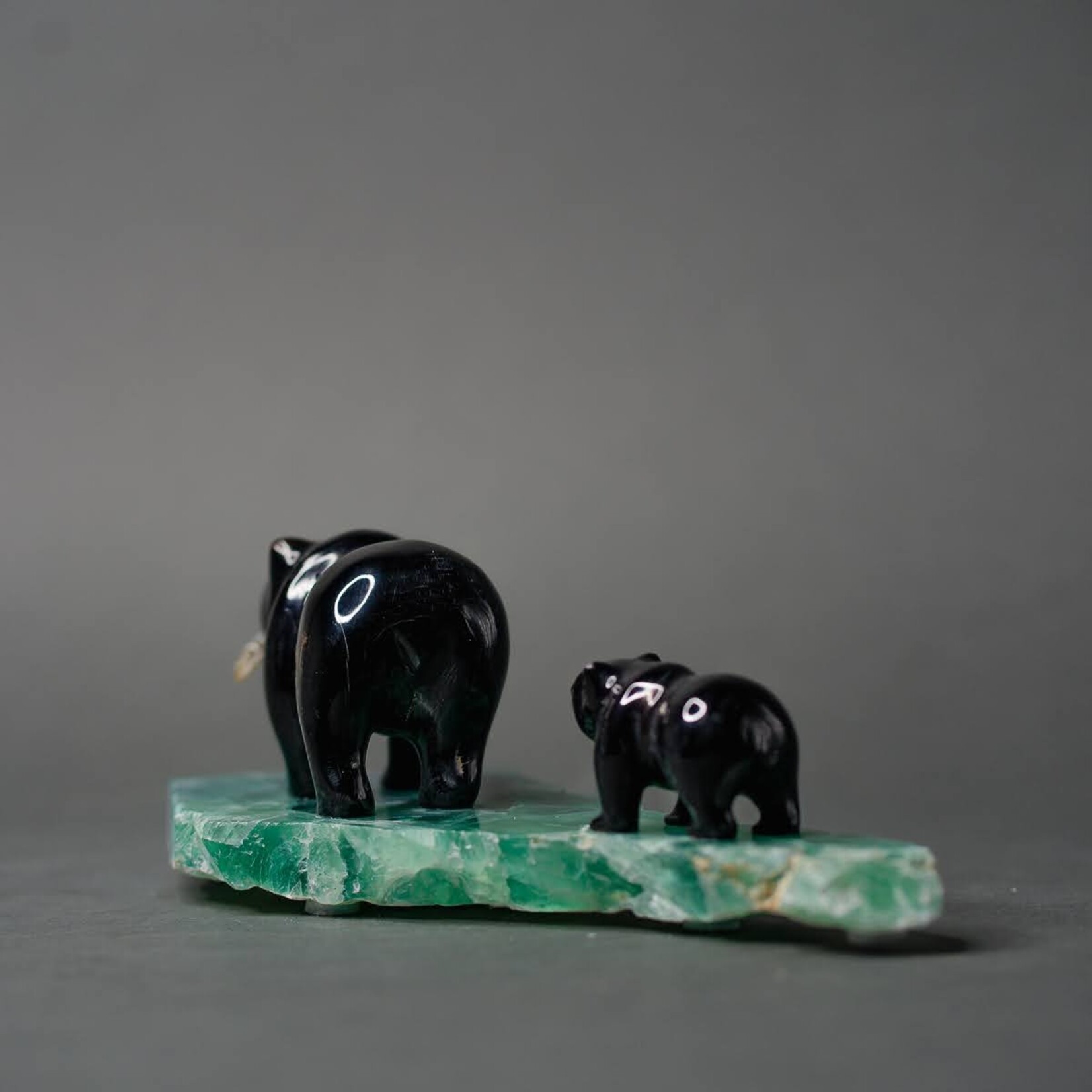 Mama Bear & Cub #134 - Fossil & Stone Mama Bear & Cub #134 - Fossil & Stone