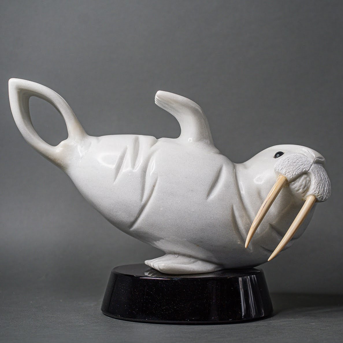 Dancing Walrus #179 - Fossil & Stone