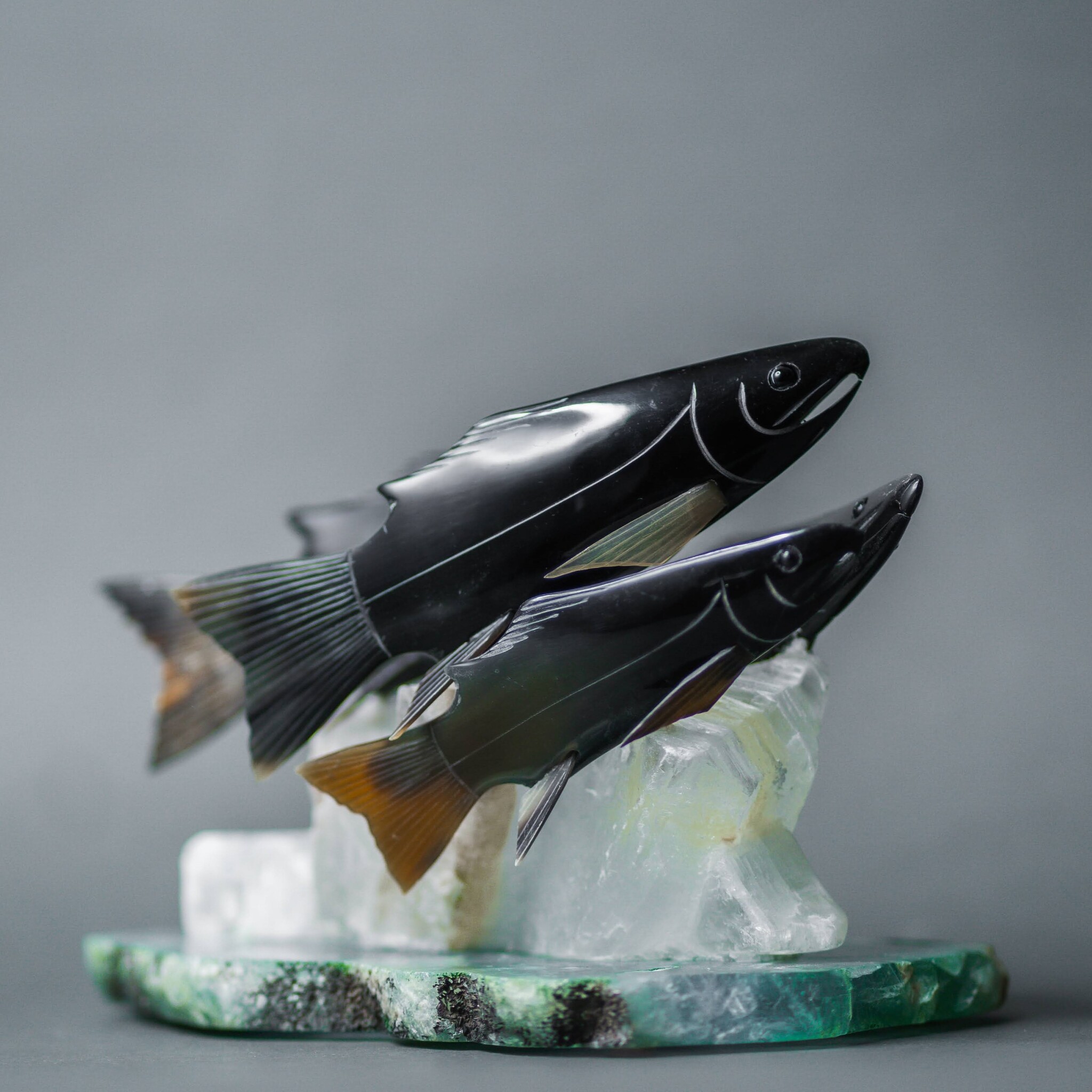 Spawning Salmon #049 - Fossil & Stone