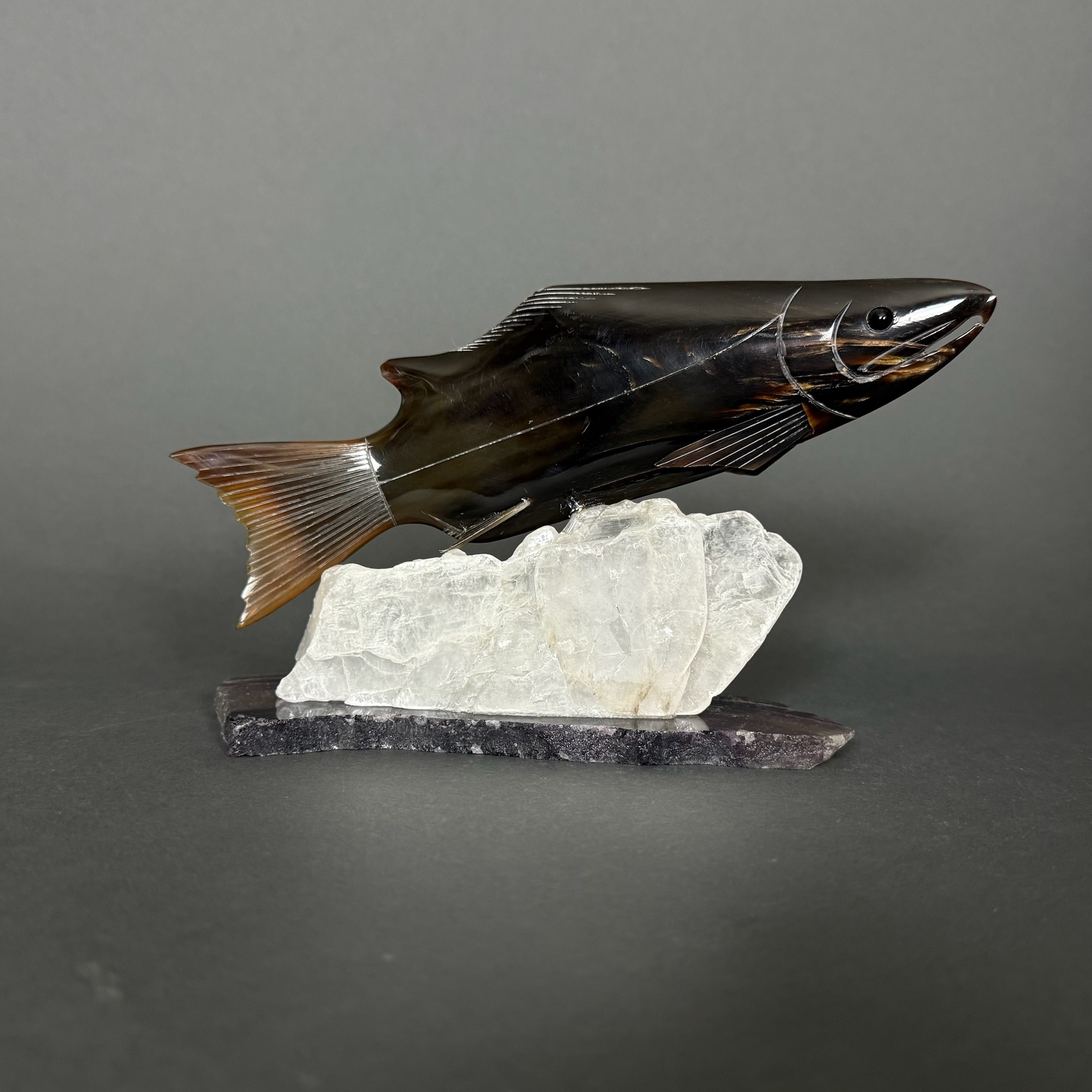 Spawning Salmon #340 - Fossil & Stone