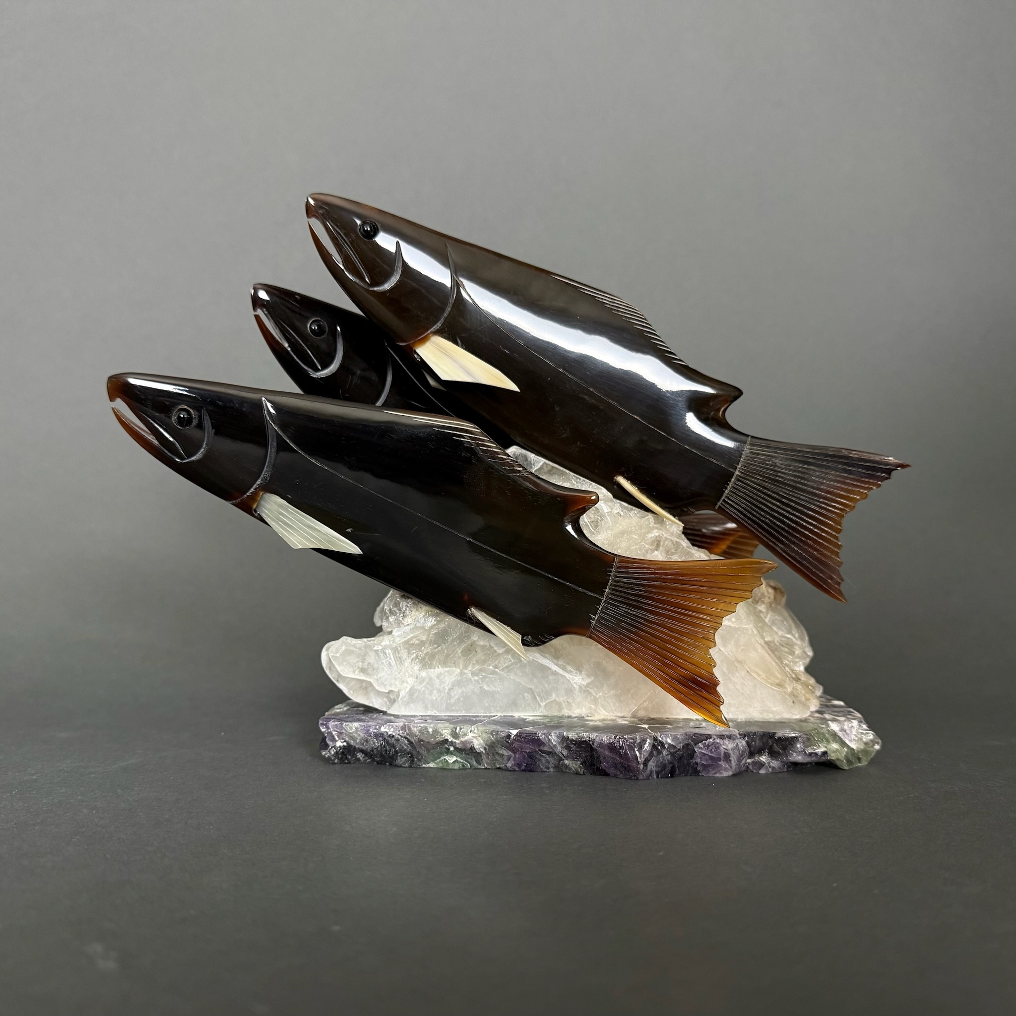 Spawning Salmon #336 - Fossil & Stone