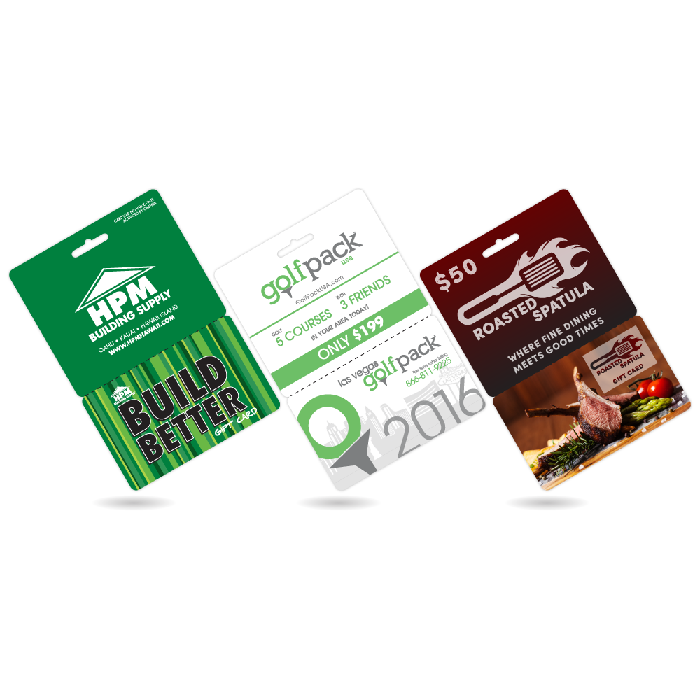 Custom Gift Cards - Plastic Printers