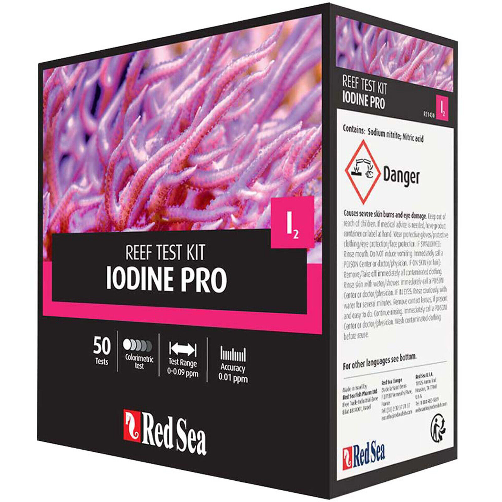 RED SEA IODINE PRO TEST KIT - The Hidden Reef, Inc