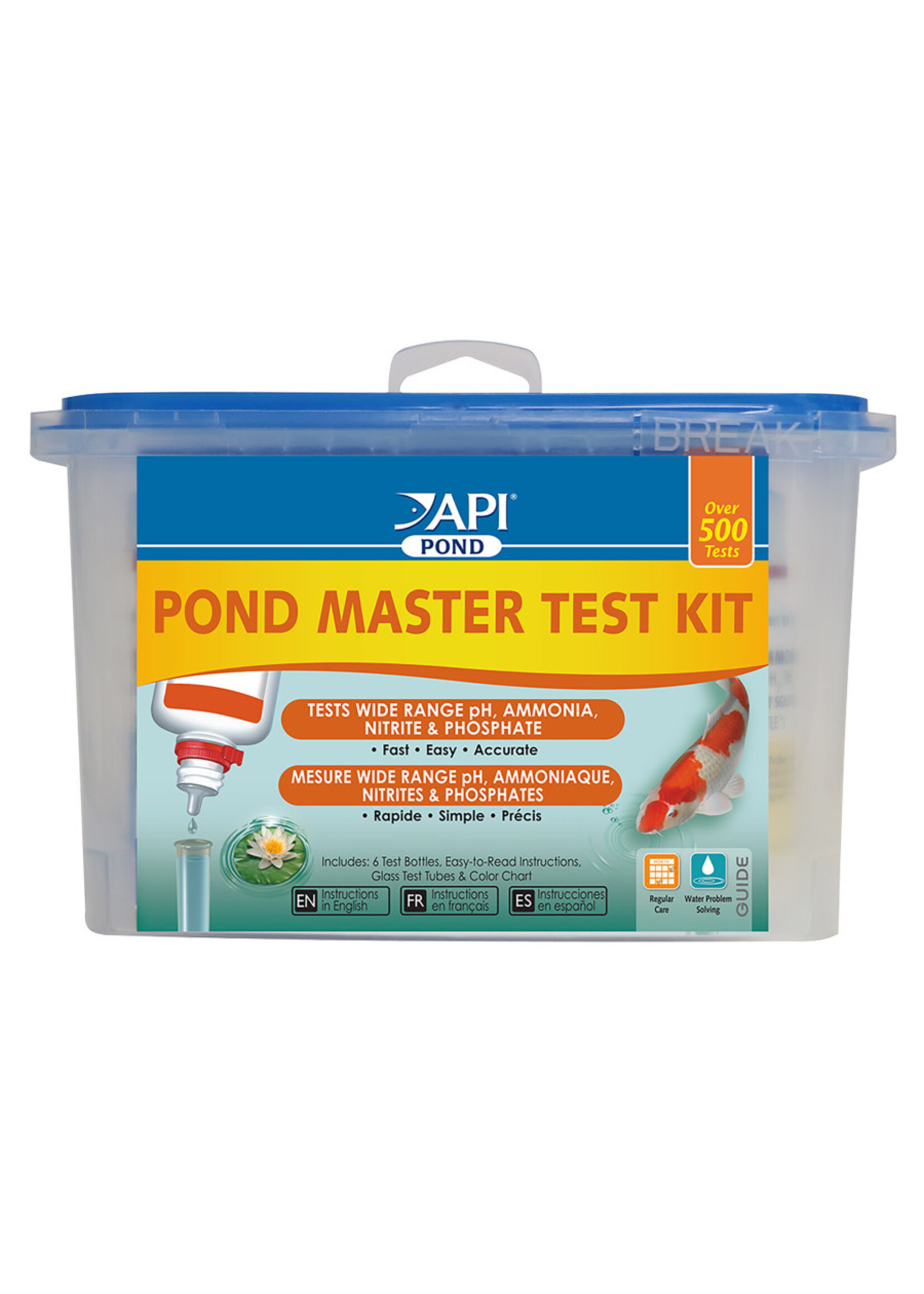 Pond Water Test Kit API Pond Master Test Kit - 500+ Tests For PH ...