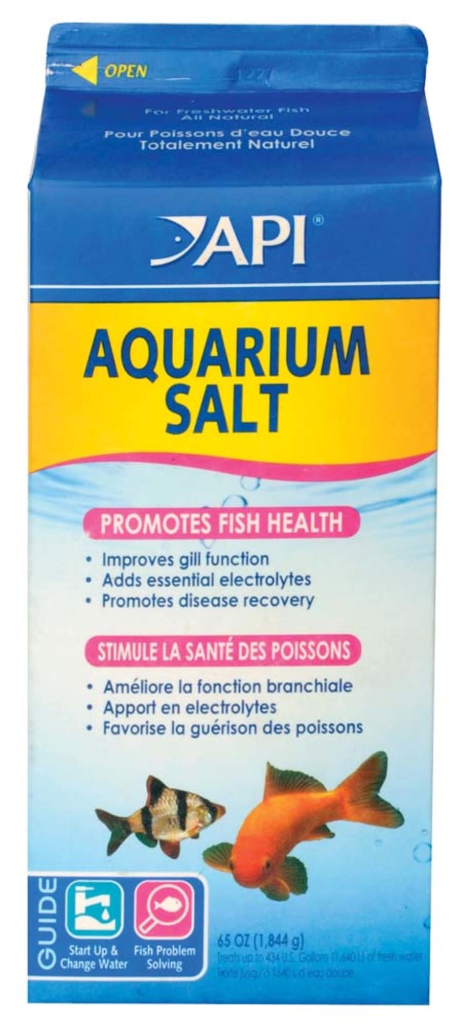 API AQUARIUM SALT 65OZ - The Hidden Reef, Inc