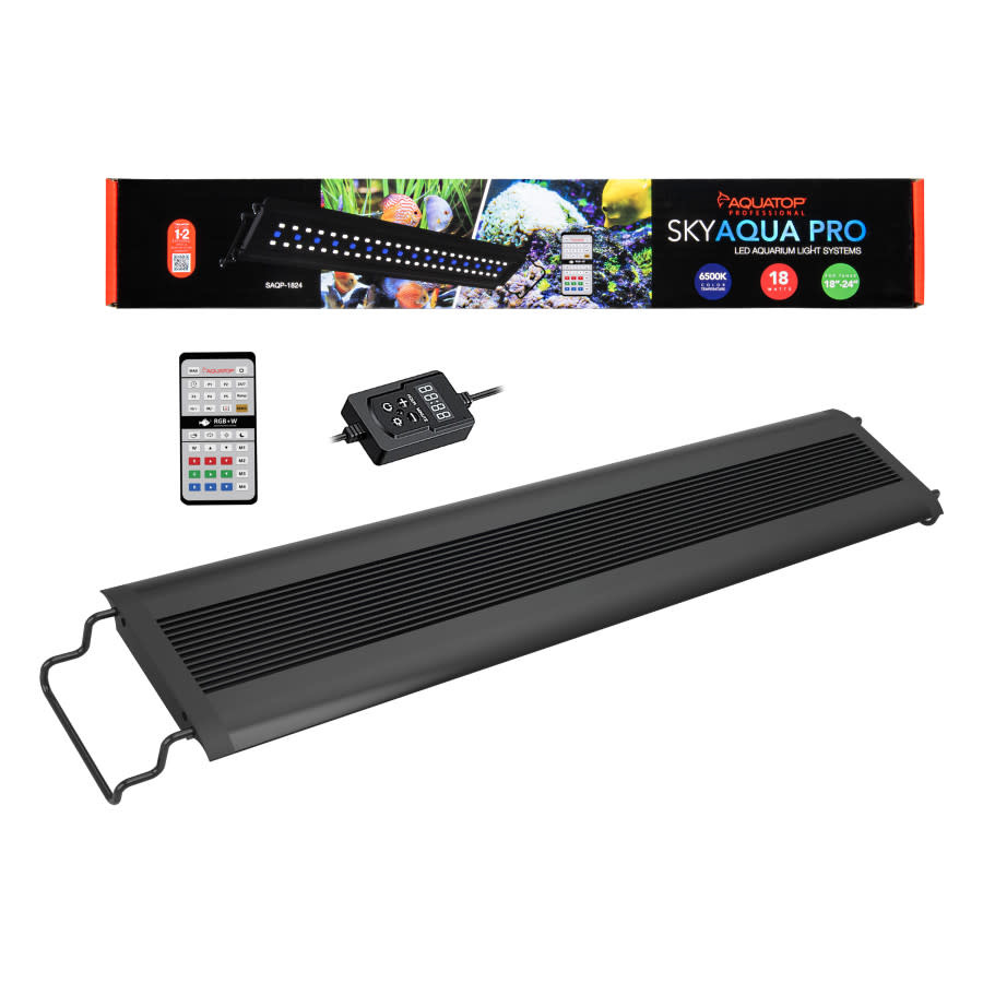 AQUATOP SKYAQUA FIXTURE LED PRO W REMOTE 6500K 18-24" - The Hidden Reef ...