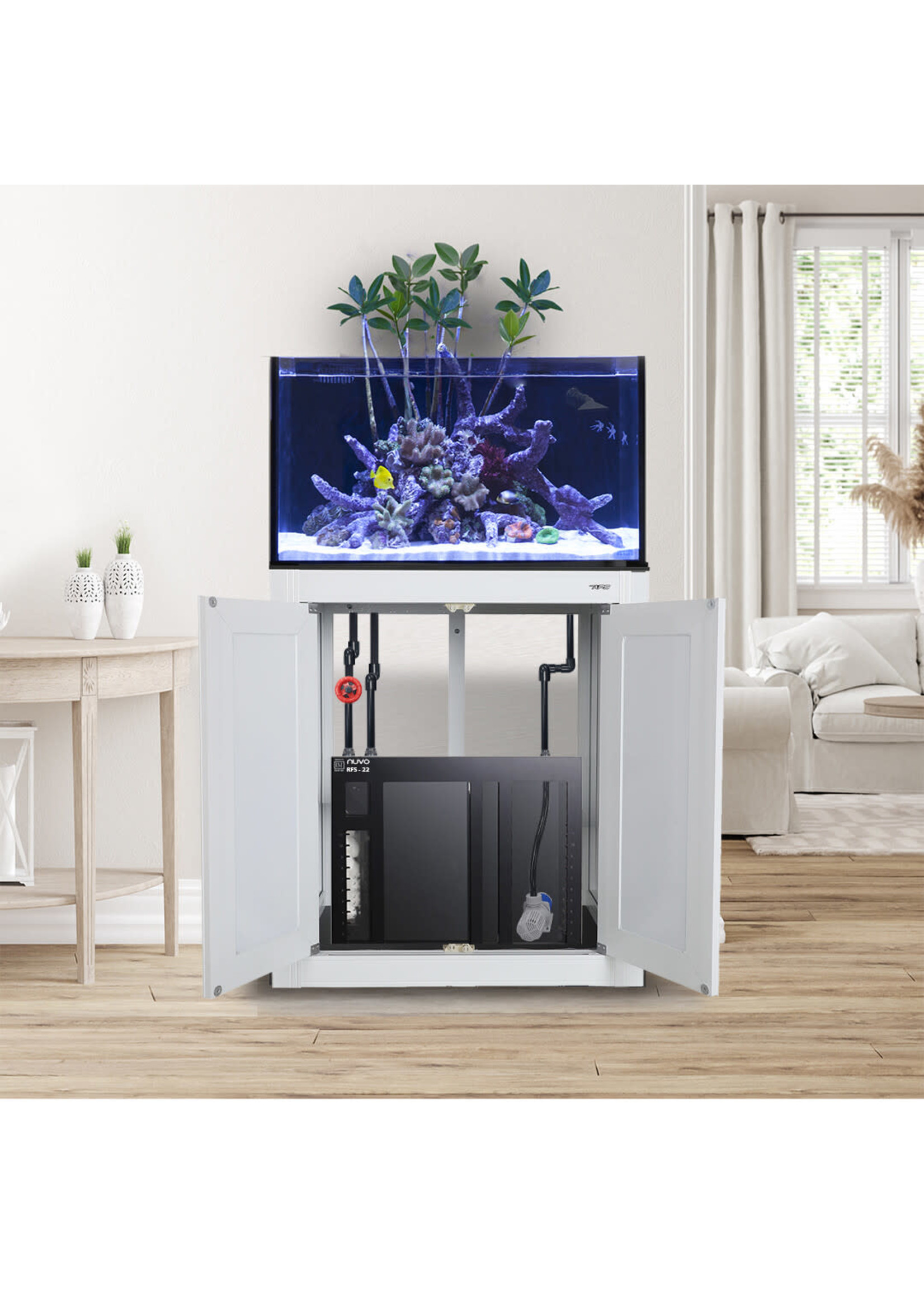 IM EXT 50 AQUARIUM COMPLETE REEF SYSTEM-RFS22 SUMP-MIGHTY XL PUMP ...