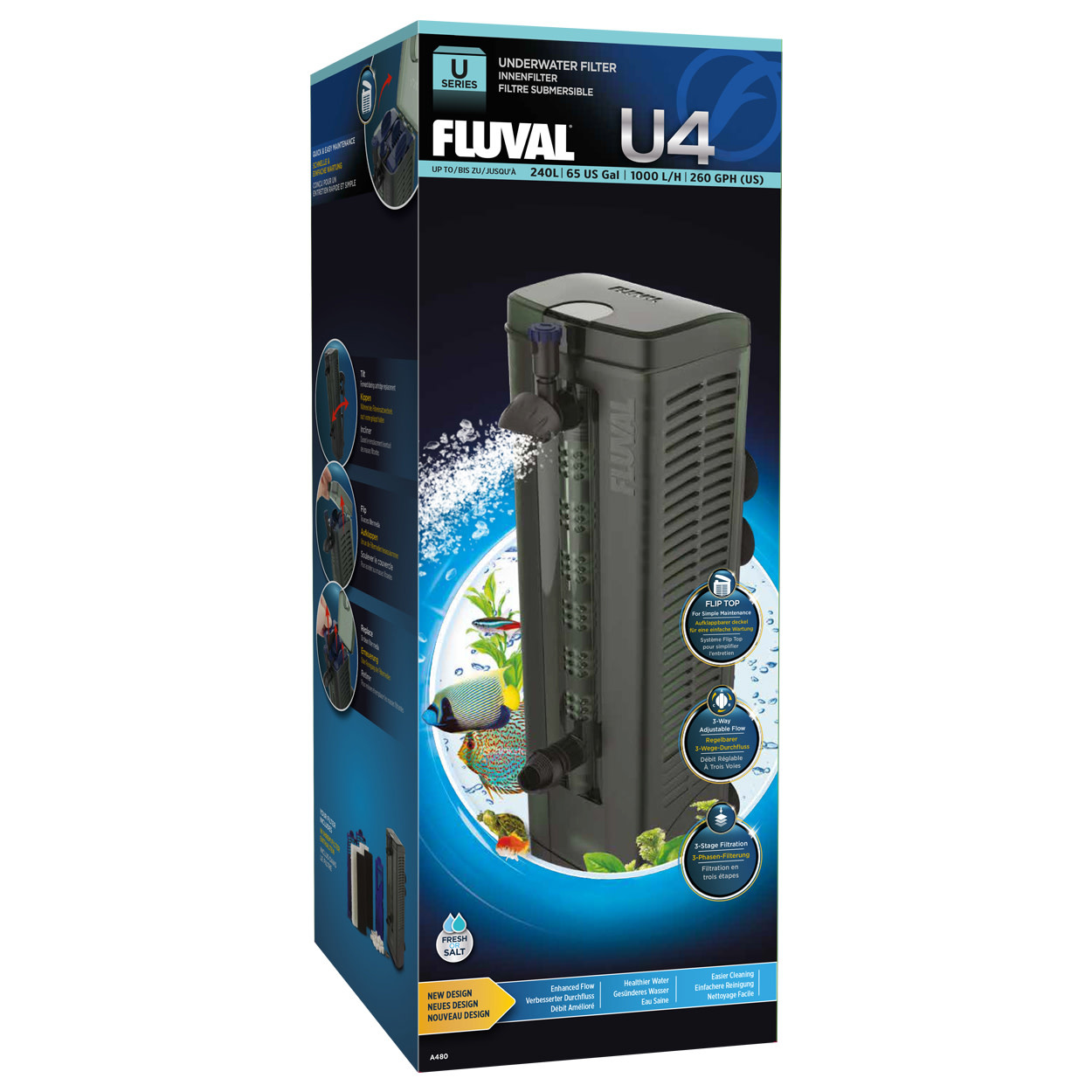 FLUVAL U4 UNDERWATER FILTER - The Hidden Reef, Inc