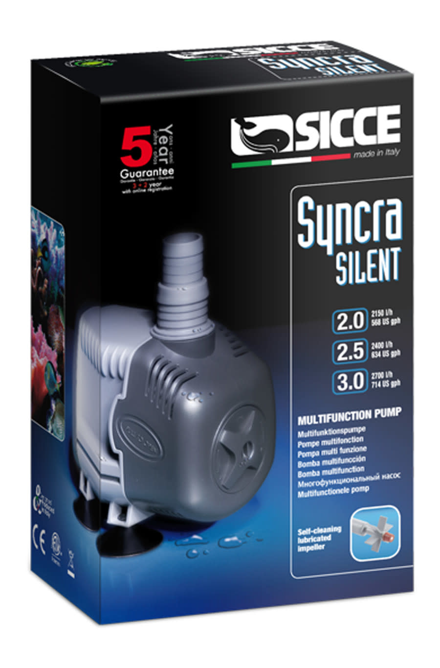 SICCE SYNCRA 3.0 PUMP 714 GPH - The Hidden Reef, Inc