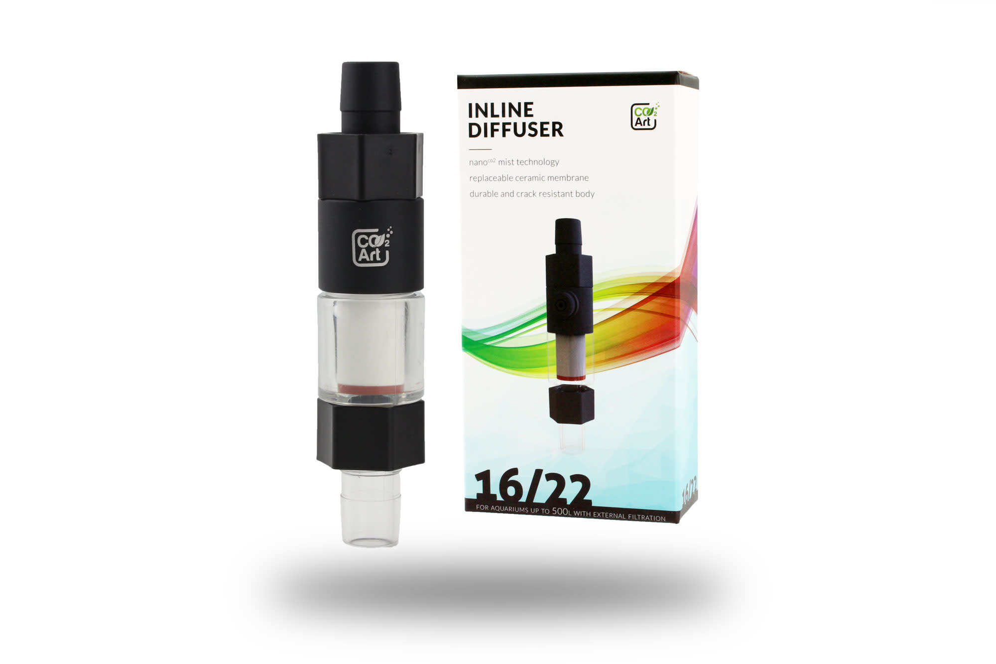 CO2ART INLINE CO2 DIFFUSER ATOMIZER DIFFUSER SYSTEM 16/22 17MM - The Hidden Reef, Inc