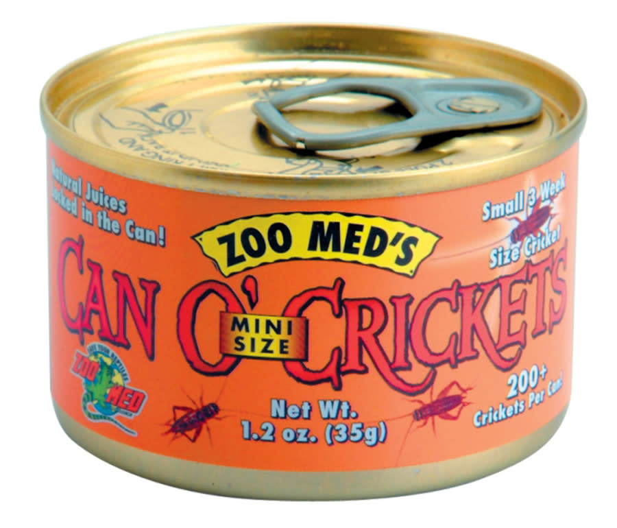 ZOO MED CAN O MINI CRICKETS 200 CT - The Hidden Reef, Inc