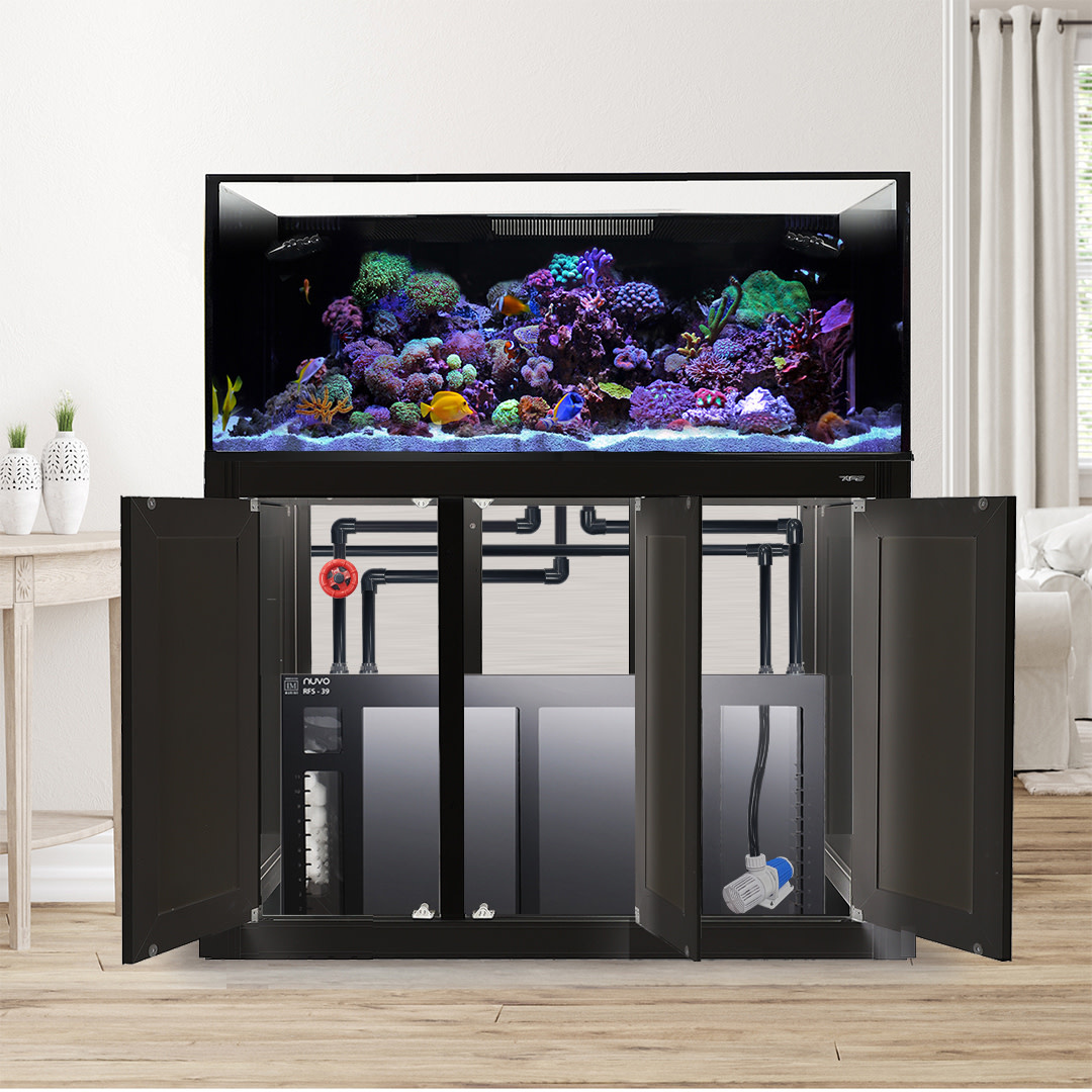 INNOVATIVE MARINE EXT 100 GALLON COMPLETE REEF SYSTEM BLACK - The Hidden Reef, Inc