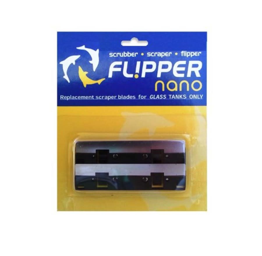 FLIPPER CLEANER STAINLESS STEL REPLACEMENT BLADES FOR GLASS AQUARIUMS ...