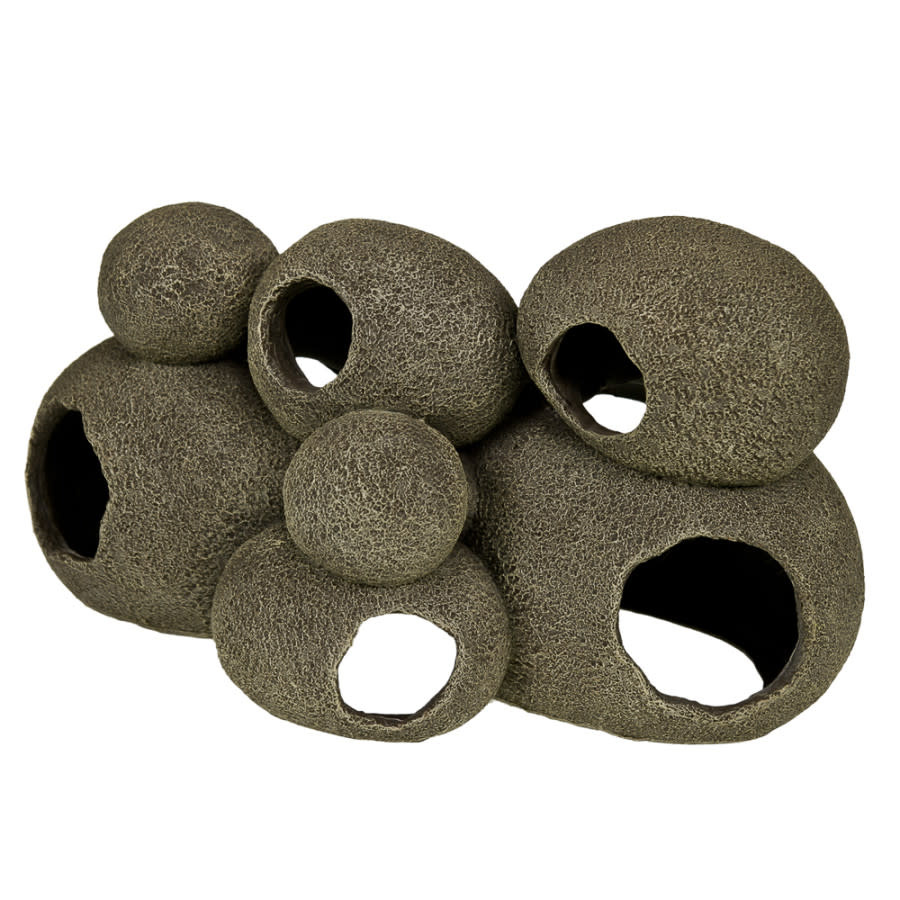 BLUE RIBBON SWIN THROUGH STONE PILE LG - The Hidden Reef, Inc