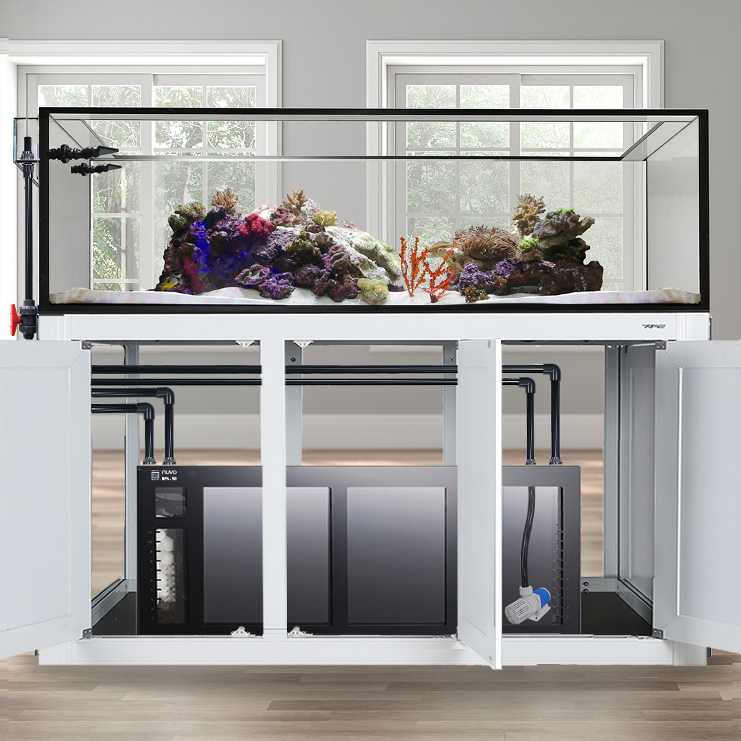INNOVATIVE MARINE EXT 200 PENINSULA AQUARIUM COMPLETE REEF SYSTEM WHIT ...