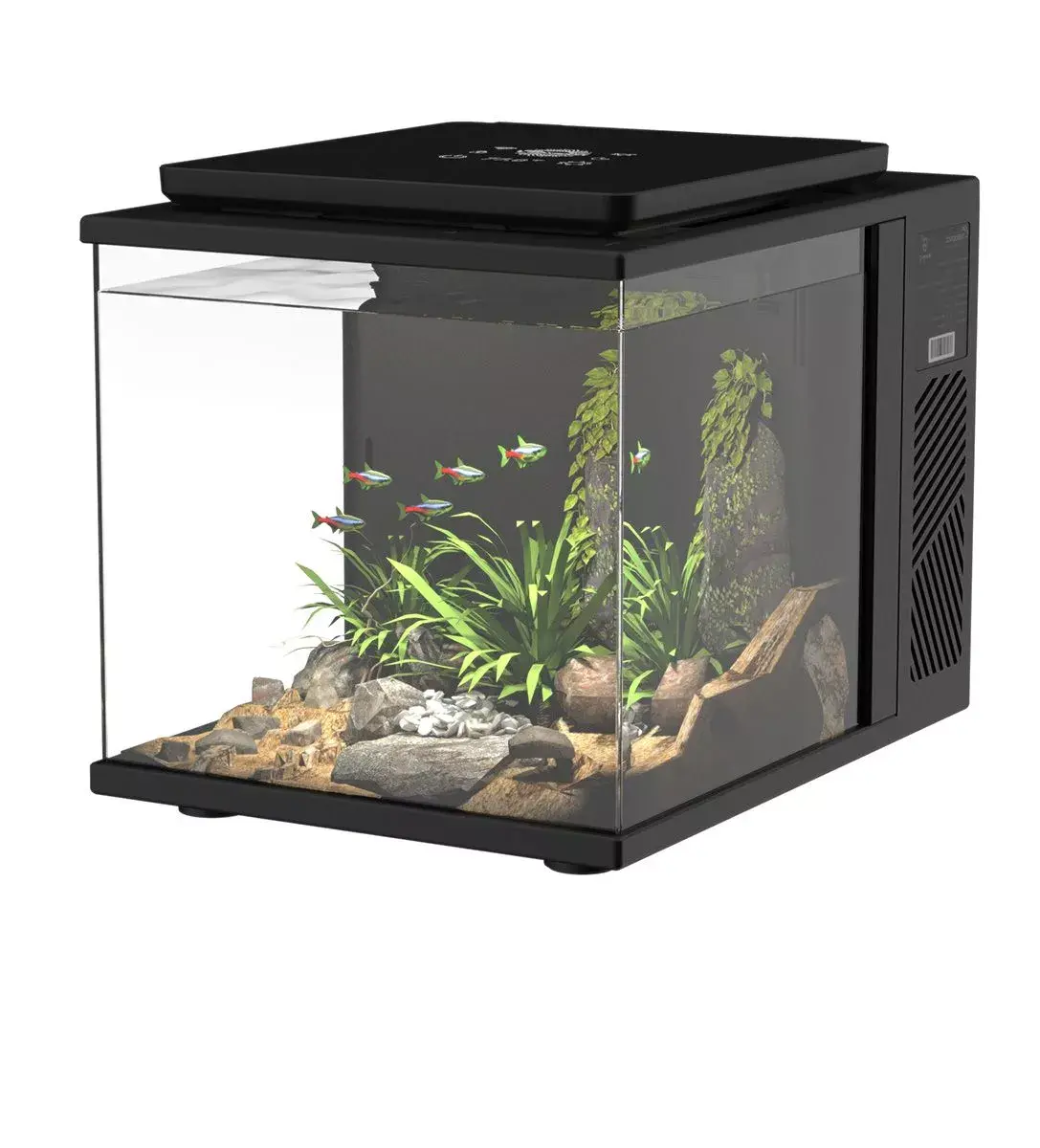 MAXSPECT DICE SERIES PICO CUBE AQUARIUM 2 G JAZZY BLACK - The Hidden ...