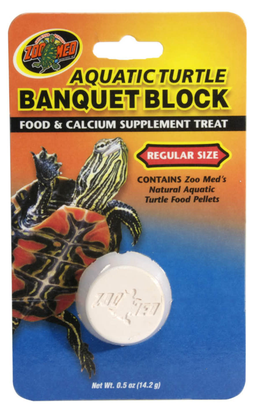 ZOO MED AQUATIC TURTLE BANQUET BLOCK REGULAR - The Hidden Reef, Inc