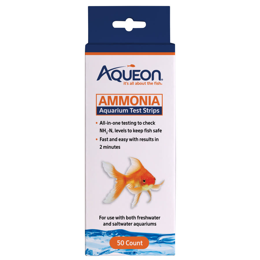 AQUEON TEST STRIP AMMONIA 50 COUNT - The Hidden Reef, Inc