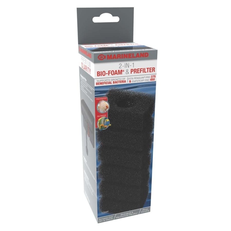 MARINELAND PENGUIN PRO 375/450 FOAM - The Hidden Reef, Inc