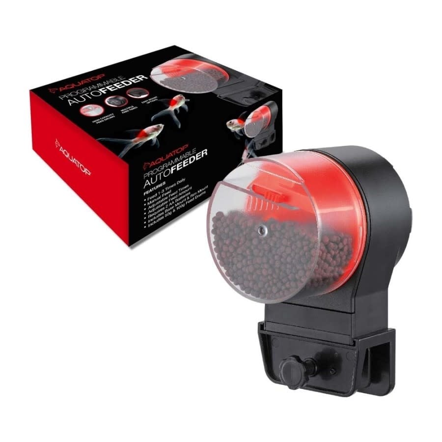 AQUATOP PROGRAMMABLE EVERYDAY AUTOMATIC FISH FEEDER - The Hidden Reef, Inc
