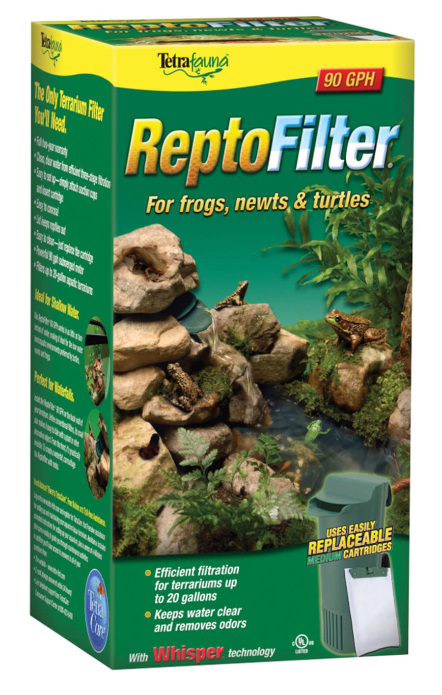 TETRA FAUNA REPTO FILTER 90 GPH - The Hidden Reef, Inc