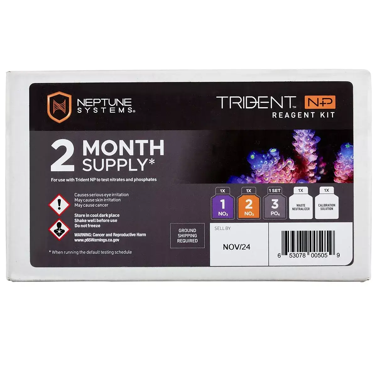 NEPTUNE SYSTEM TRIDENT NP REAGENT KIT 2 MONTH - The Hidden Reef, Inc