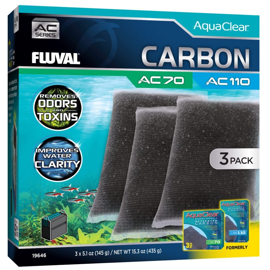 FLUVAL AC70/110 ACTIVE CARBON INSERT VALUE 3PK - The Hidden Reef, Inc