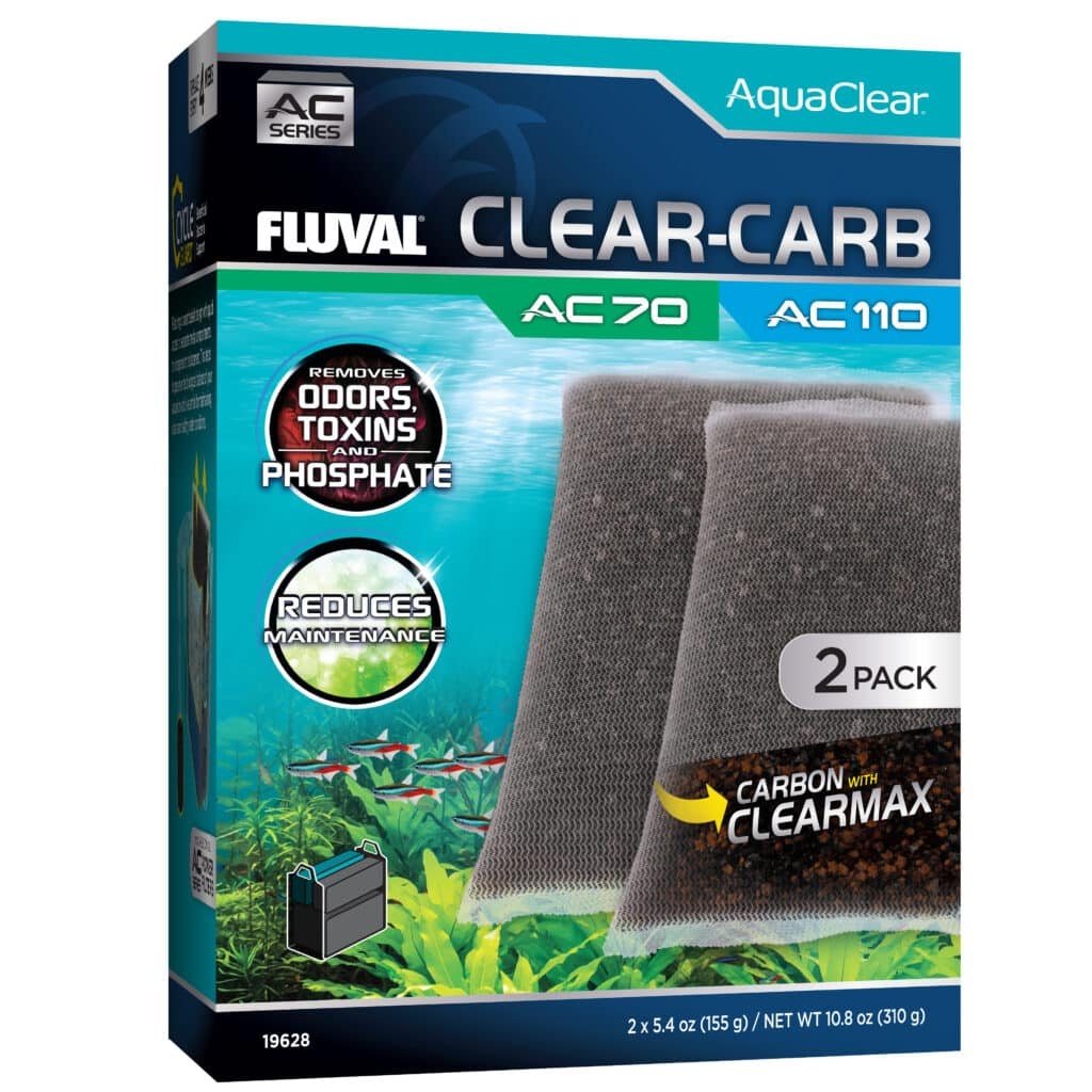 FLUVAL AC70/110 CLEAR CARBON INSERT 2 PK - The Hidden Reef, Inc