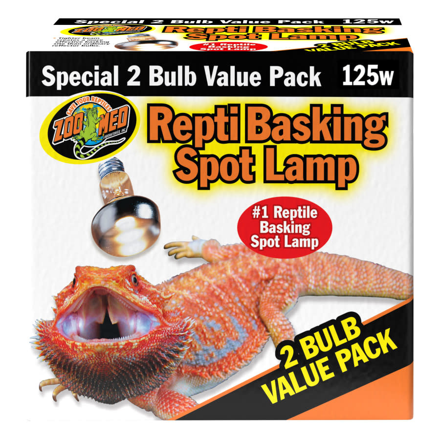 ZOO MED BULB BASKING SPOT 125 WATT 2 PACK - The Hidden Reef, Inc