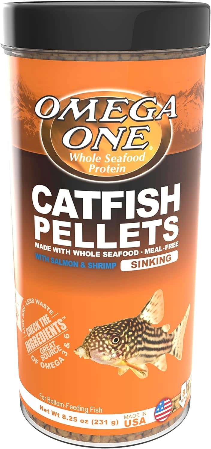 OMEGA CATFISH PELLETS 8.25 OZ - The Hidden Reef, Inc