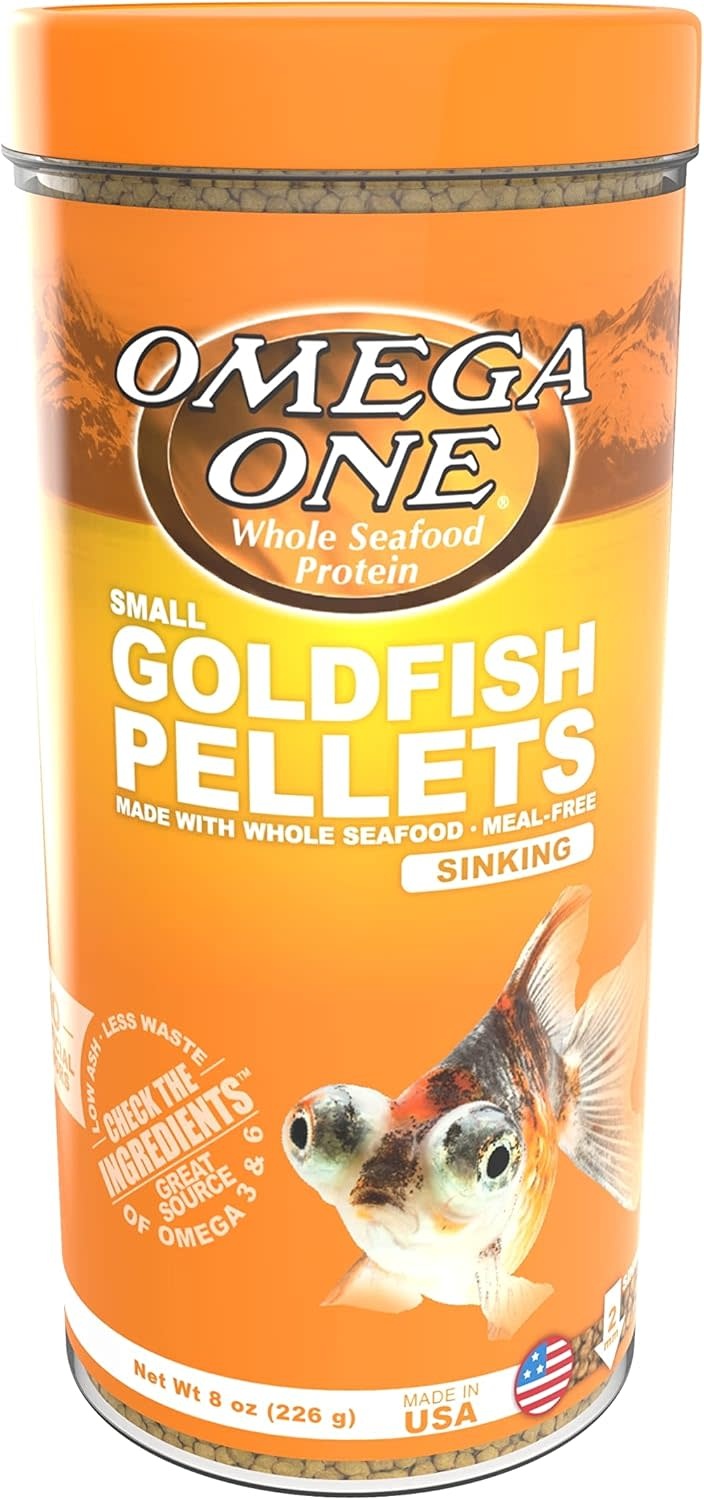 OMEGA GOLDFISH PELLET S 8 OZ - The Hidden Reef, Inc