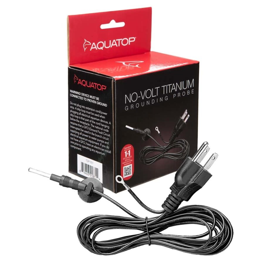 AQUATOP NO VOLT TITANIUM AQUARIUM GROUNDING PROBE - The Hidden Reef, Inc